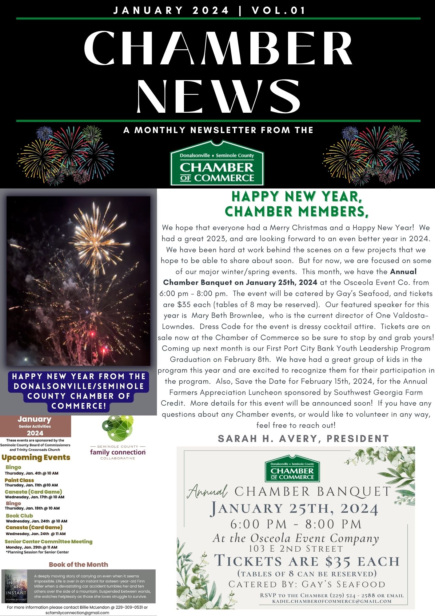 2024 Monthly Chamber Newsletter: January Edition – Donalsonville ...