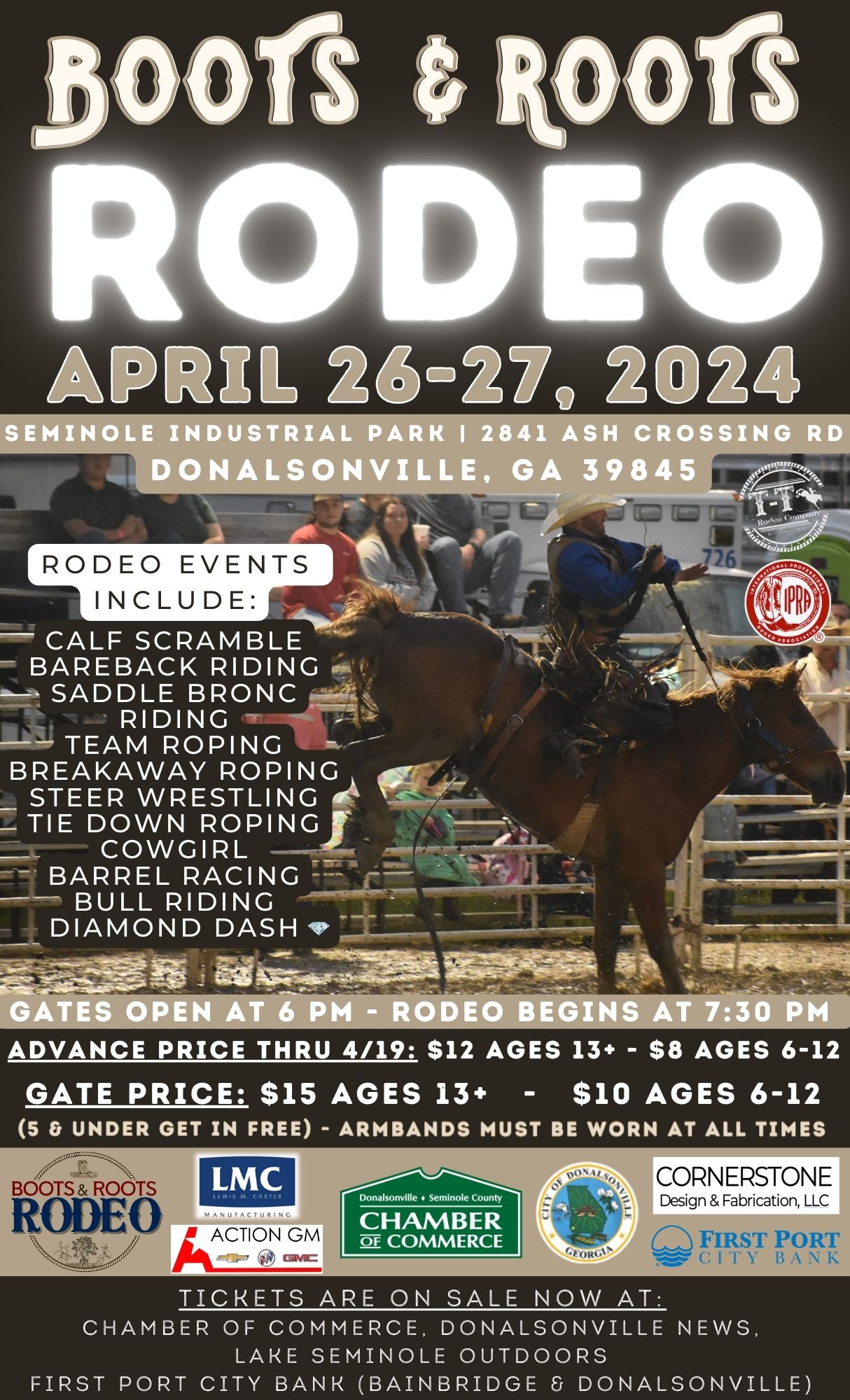 2024 Boots & Roots Rodeo April 26-27, 2024 – Donalsonville-Seminole ...