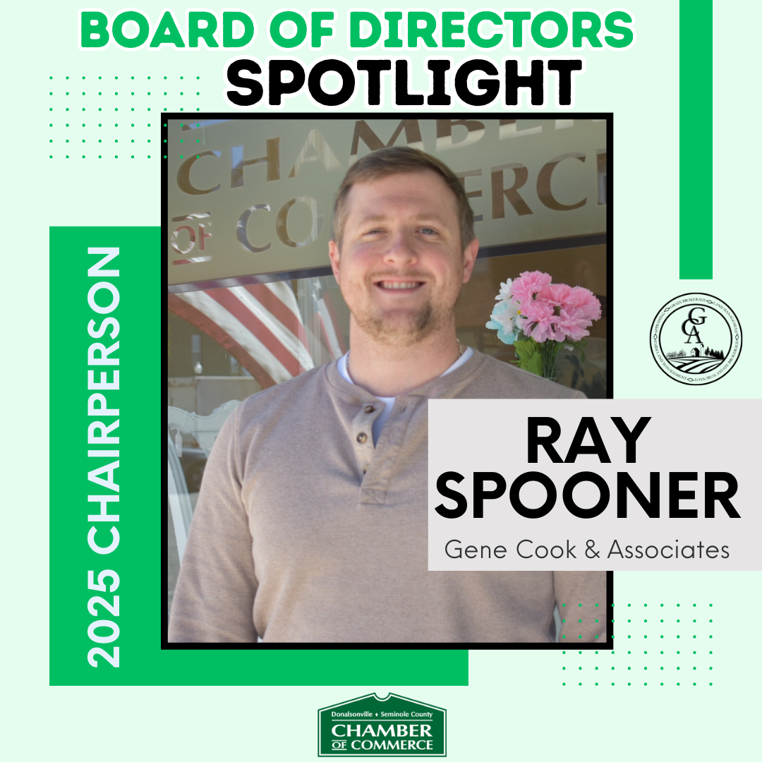 Meet the Chamber Board: 2025 Chairperson Ray Spooner – Donalsonville ...